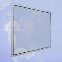 China Aluminum Frame Double Tempered Glass Black Picture Window 5mm+12A+5mm for Promotion for sale