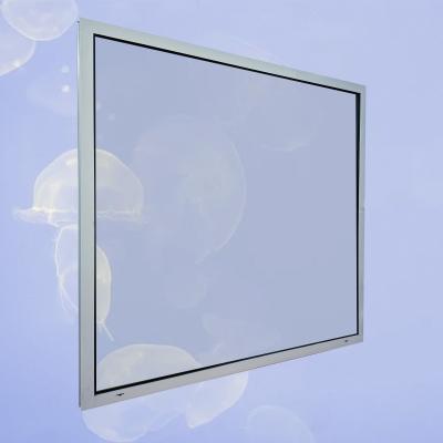 China Aluminum Frame Double Tempered Glass Black Picture Window 5mm+12A+5mm for Promotion for sale