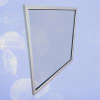 China Aluminum Frame Double Tempered Glass Black Picture Window 5mm+12A+5mm for Promotion for sale