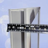 China Aluminum Frame Double Tempered Glass Black Picture Window 5mm+12A+5mm for Promotion for sale