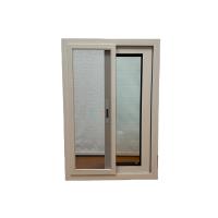 China Double Tempered Glass Sliding Aluminum Window with Frame Material and Power Coating for sale