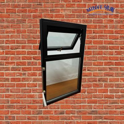 China Windproof Double Tempered Glass Awning Window 5mm+12A+5mm for Bedroom Heat Preservation for sale