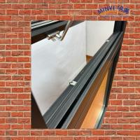 China Windproof Double Tempered Glass Awning Window 5mm+12A+5mm for Bedroom Heat Preservation for sale