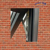 China Windproof Double Tempered Glass Awning Window 5mm+12A+5mm for Bedroom Heat Preservation for sale