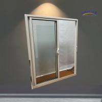 China Aluminum Sliding Door with 5mm+12A+5mm Double Tempered Glass and Fiberglass Screen for sale