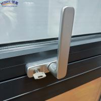 China Windproof Function Customized Modern Double Glass Awning Windows Swing Vertical Opening for sale