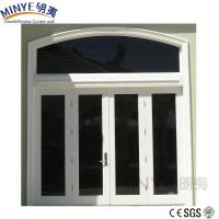 China Customized Hiseng Modern PVC Casement Door 4500 Pa Wind Resistance 5 Years Warranty for sale