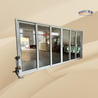 China Thermal Break Aluminum Sliding Door with Stacker Double Tempered Glass 5mm 12A 5mm for sale