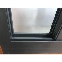 China 77 Series Double Glazed Aluminum Sliding Window 5mm+12A+5mm Tempered Glass Sound Insulation RW 30 dB for sale