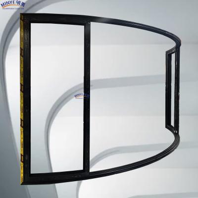 China Thermal Break Aluminum Sliding Door 5mm 12A 5mm Tempered Laminated Glass for Modern Home for sale