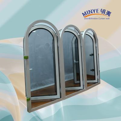 China European Design Aluminum Interior Casement Window with Horizontal Opening Pattern for sale