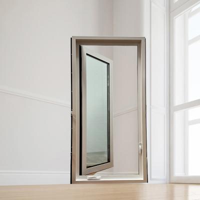 China Modern Double Glazed Windows with Nail Fins 5mm 12A 5mm Tempered Glass Eco Friendly for sale