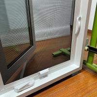 China Customizable Black White Aluminum Casement Window 6063-T5 Double Glazed 5mm+12A+5mm for sale