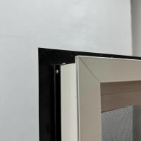 China Customizable Black White Aluminum Casement Window 6063-T5 Double Glazed 5mm+12A+5mm for sale