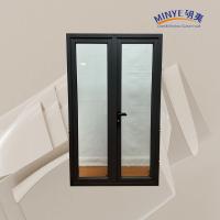 China Customized Aluminum Alloy Casement Door 4500 Pa Wind Resistance Thermal Break for sale