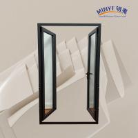 China Customized Aluminum Alloy Casement Door 4500 Pa Wind Resistance Thermal Break for sale