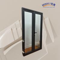China Customized Aluminum Alloy Casement Door 4500 Pa Wind Resistance Thermal Break for sale