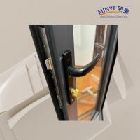 China Customized Aluminum Alloy Casement Door 4500 Pa Wind Resistance Thermal Break for sale