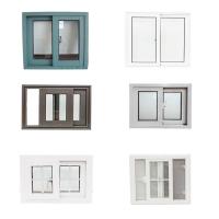 China Sliding Upvc Double Glazed Windows Grills into Glass Integration for Easy Maintenance for sale