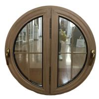 China Aluminum Round Casement Window 6063-T5 High Strength Corrosion Resistance Double Glazing 5mm+12A+5mm for sale