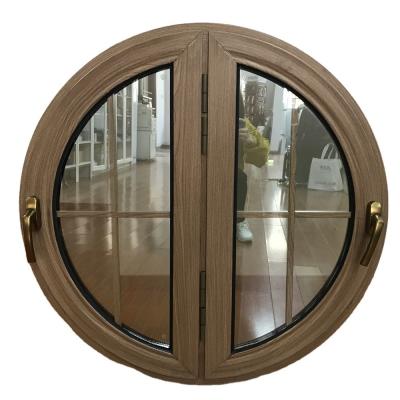 China Aluminum Round Casement Window 6063-T5 High Strength Corrosion Resistance Double Glazing 5mm+12A+5mm for sale