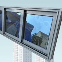 China Aluminum Three-Track Sliding Window 6063-T5 High Wind Resistance 4500 Pa Long Life for sale