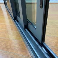 China Aluminum Three-Track Sliding Window 6063-T5 High Wind Resistance 4500 Pa Long Life for sale