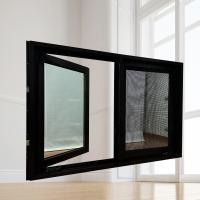 China Fiberglass Folding Screen Bedroom Graphic Windproof Modern Casement Window 5mm+12A+5mm for sale