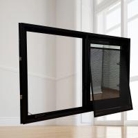 China Fiberglass Folding Screen Bedroom Graphic Windproof Modern Casement Window 5mm+12A+5mm for sale