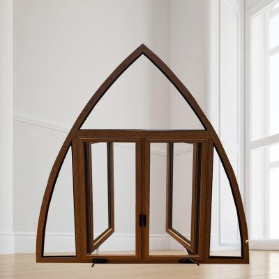 China European Style Aluminum Alloy Thermal Break Casement Window 4500 Pa Wind Resistance for sale
