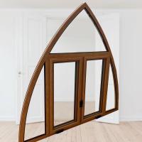 China European Style Aluminum Alloy Thermal Break Casement Window 4500 Pa Wind Resistance for sale