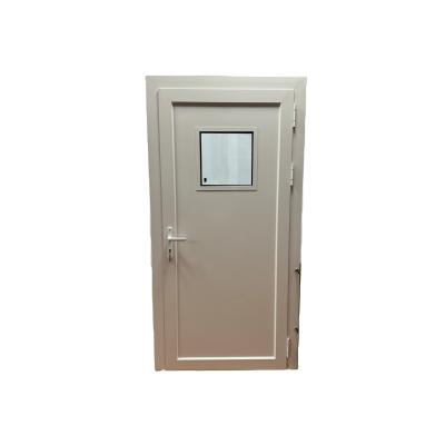 China Customized High Strength Aluminum Casement Door with Modern Design and 5mm Double Tempered Glass for sale