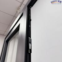 China Thermal Break Aluminum Alloy Casement Door White 6063-T5 Double Glazed 5mm12A5mm for sale