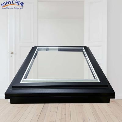 China High Strength Aluminum Alloy Electric Skylight Window 6063-T5 Double Glazed 5mm+12A+5mm for sale