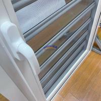 China Aluminum Casement Door with Shutter 6063-T5 Thermal Break High Wind Resistance 4500 Pa for sale