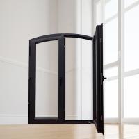 China Customized European Style French Windows for Villa Gardens 6063-T5 Aluminum Double Glazed 5mm+12A+5mm for sale