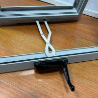 China Thermal Break Aluminum Awning Window Double Glazing 5mm+12A+5mm Sound Insulation RW30dB for sale