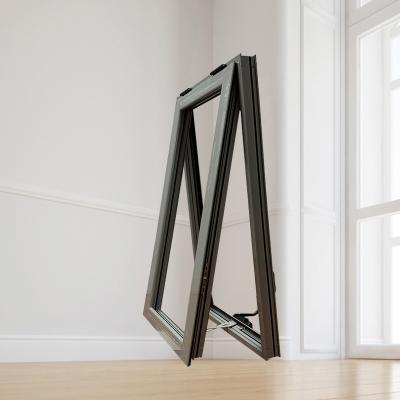 China Aluminum Alloy Frame Double Glass Awning Window 5mm 12A 5mm for Modern Bedroom for sale