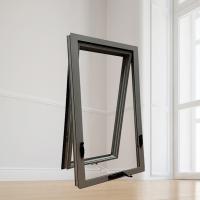 China Aluminum Alloy Frame Double Glass Awning Window 5mm 12A 5mm for Modern Bedroom for sale