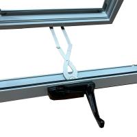 China Aluminum Alloy Frame Double Glass Awning Window 5mm 12A 5mm for Modern Bedroom for sale