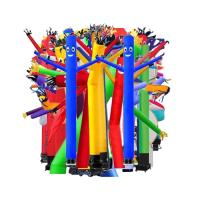 China Customized 10ft 20ft Advertising Inflatable Tube Man Blow Up Giant Waving Arm Fly Guy Wavy Puppet With Blower for sale
