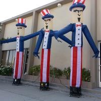 China Customized 10ft 20ft Advertising Inflatable Tube Man Blow Up Giant Waving Arm Fly Guy Wavy Puppet With Blower for sale