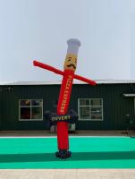 China Size 5m Custom Inflatable Tube Man With Blower For Promotion for sale