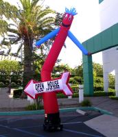 China PVC Inflatable Air Dancer Waving Flame Inflatable Advertising Tube Man for sale