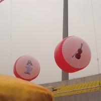 China Ceiling Light Cube Inflatable Square Balloon for Commercial Advertising in Banks for sale