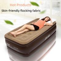 China Custom High Quality PVC Folding Single Double Inflatable Bed Sofa Inflatable Lounger Air Sofa Tantra Sofa Bed with Air Pump for sale