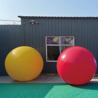 China Large Lighted Sphere Balls Inflatable LED Light Helium Balloon for Advertising Parade for sale