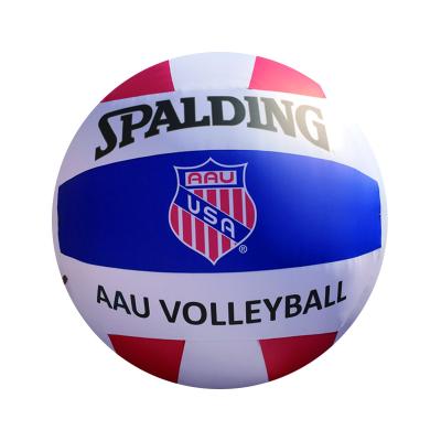China Hot selling Giant PVC inflatable helium balloon PVC white with logo and led light for sale