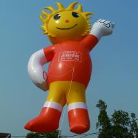 China Hot selling Giant PVC inflatable helium balloon PVC white with logo and led light for sale