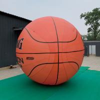 China PVC Airtight Inflatable 2 m basketball Advertising With Blower Inflatable Floating Advertising Balloon for sale